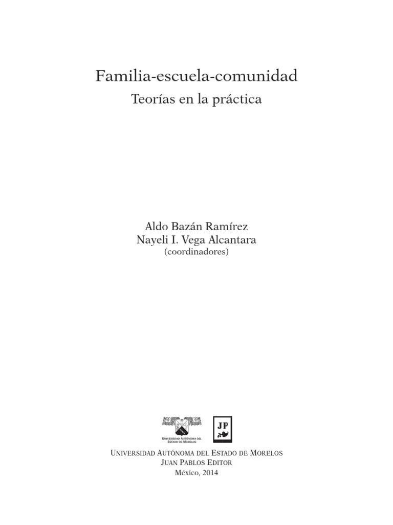 Familia Escuela Y Comunidad Teorias En L | PDF | Aprendizaje | Escuelas