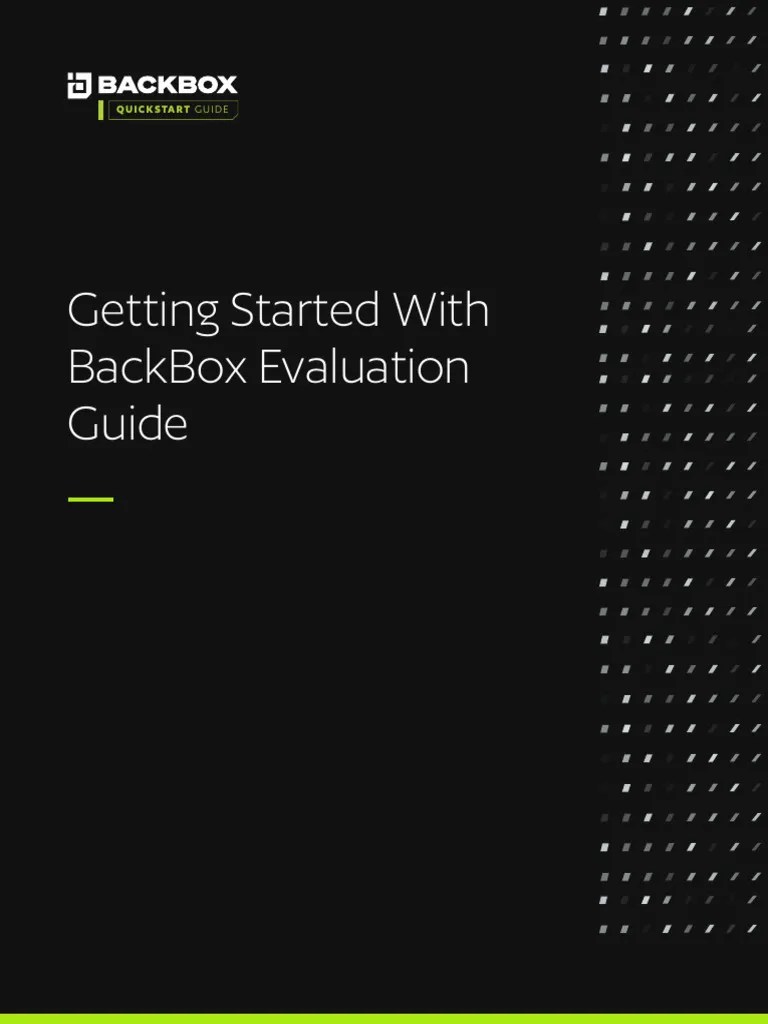 Backbox Getting Started Guide Pdf Virtualization Hyper V