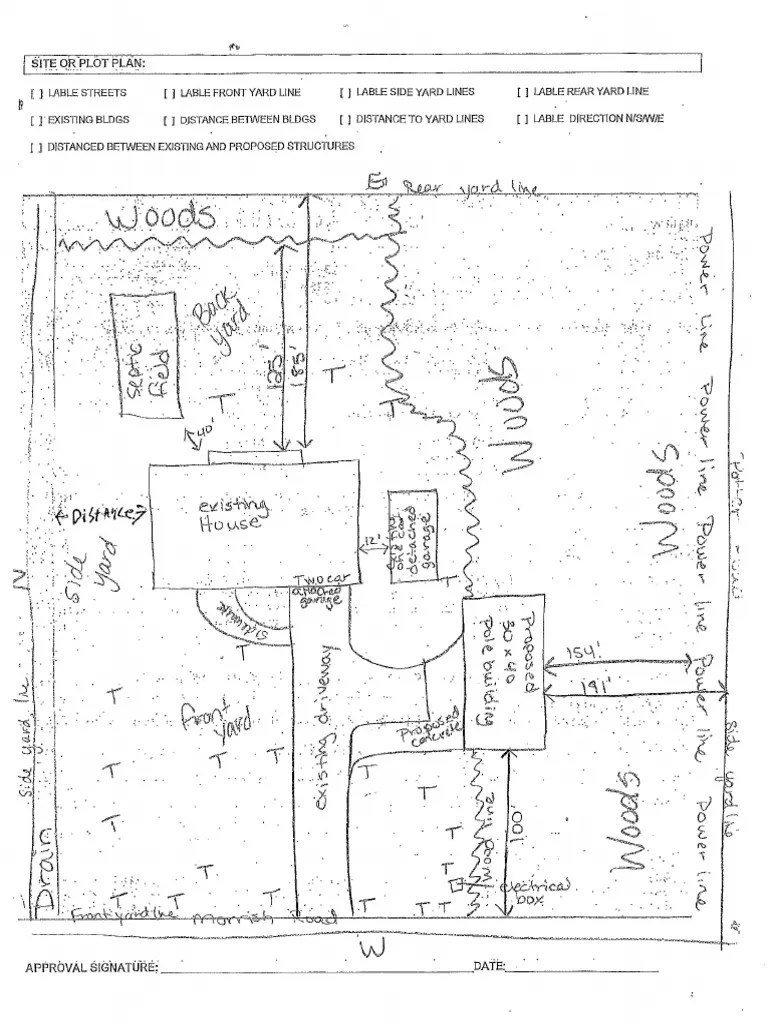 Sample Site Plan Pdf