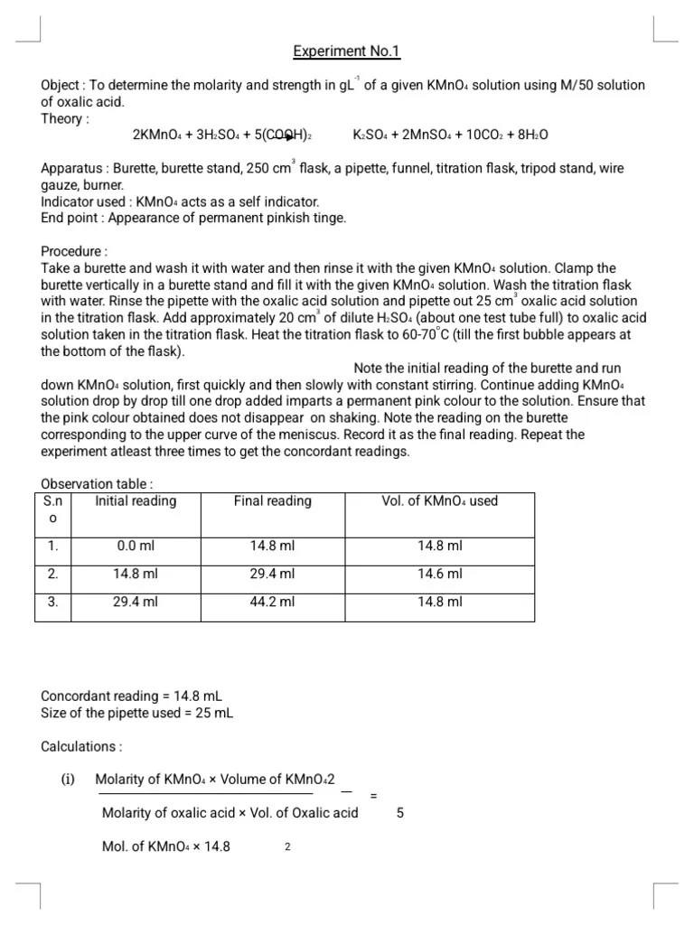 Chemistry Practicals 2024 25 Pdf Salt Chemistry Ammonium