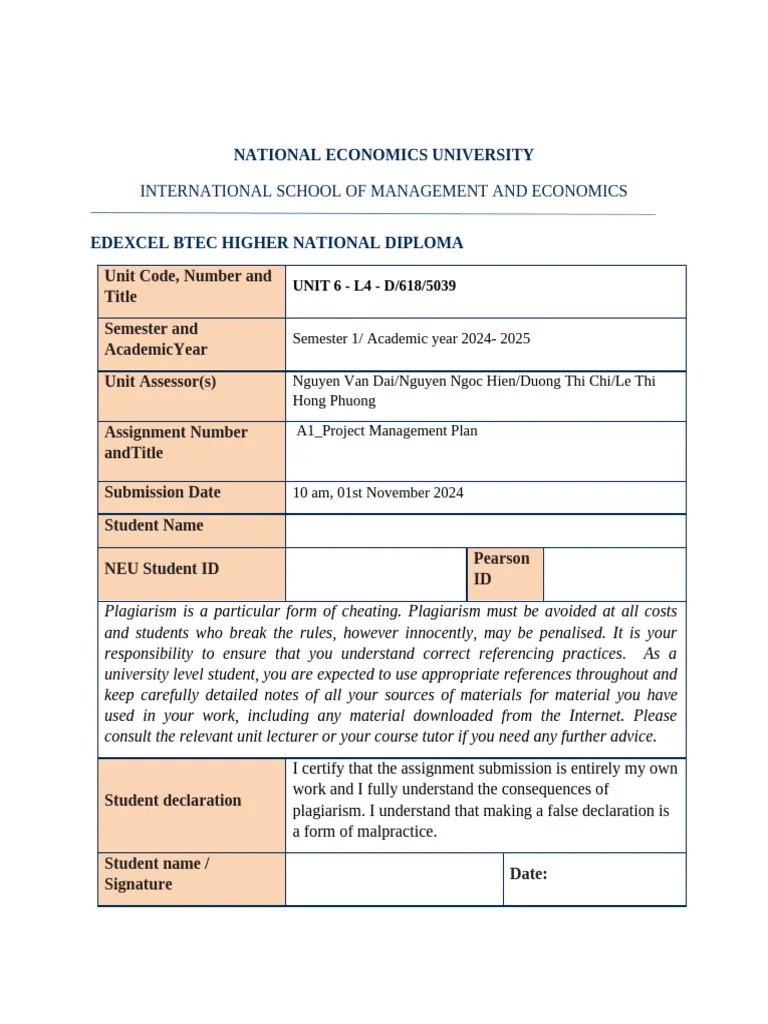 Template For Assignment 1 Pdf
