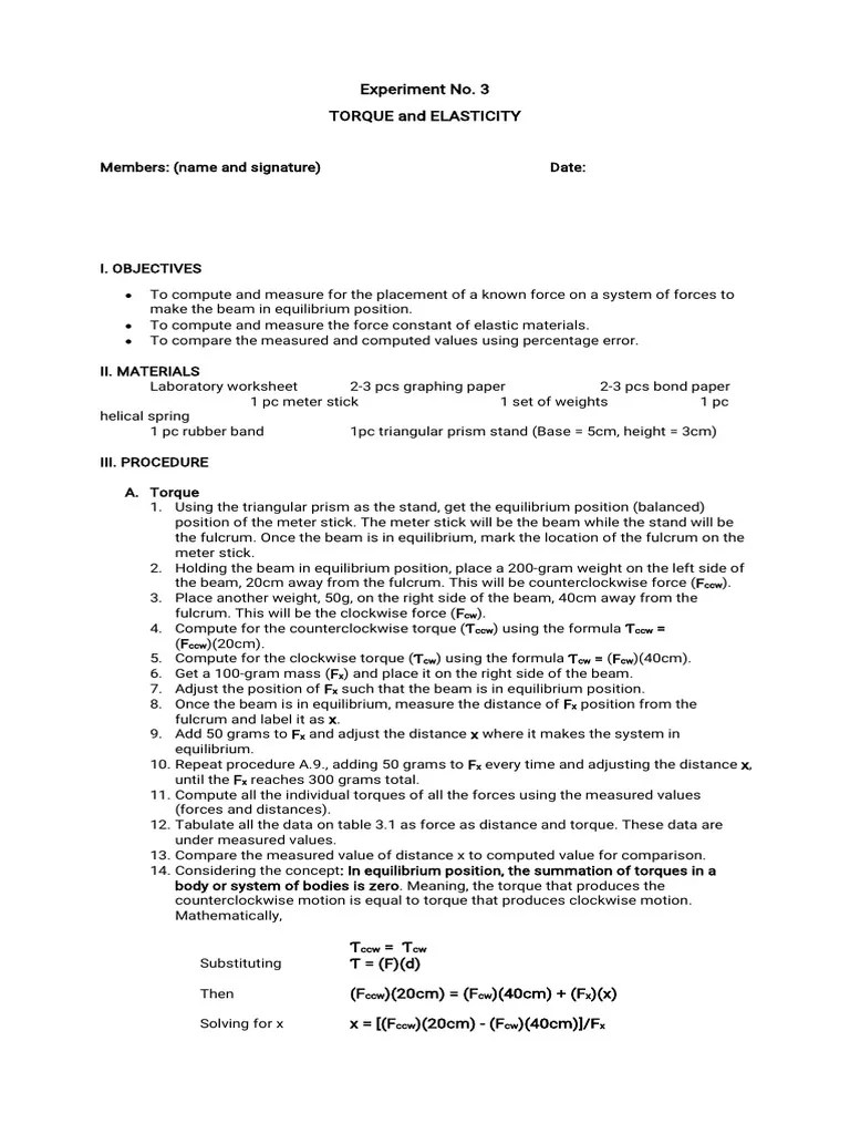 20 2 Lab Act 3 Rotational Pdf Force Torque