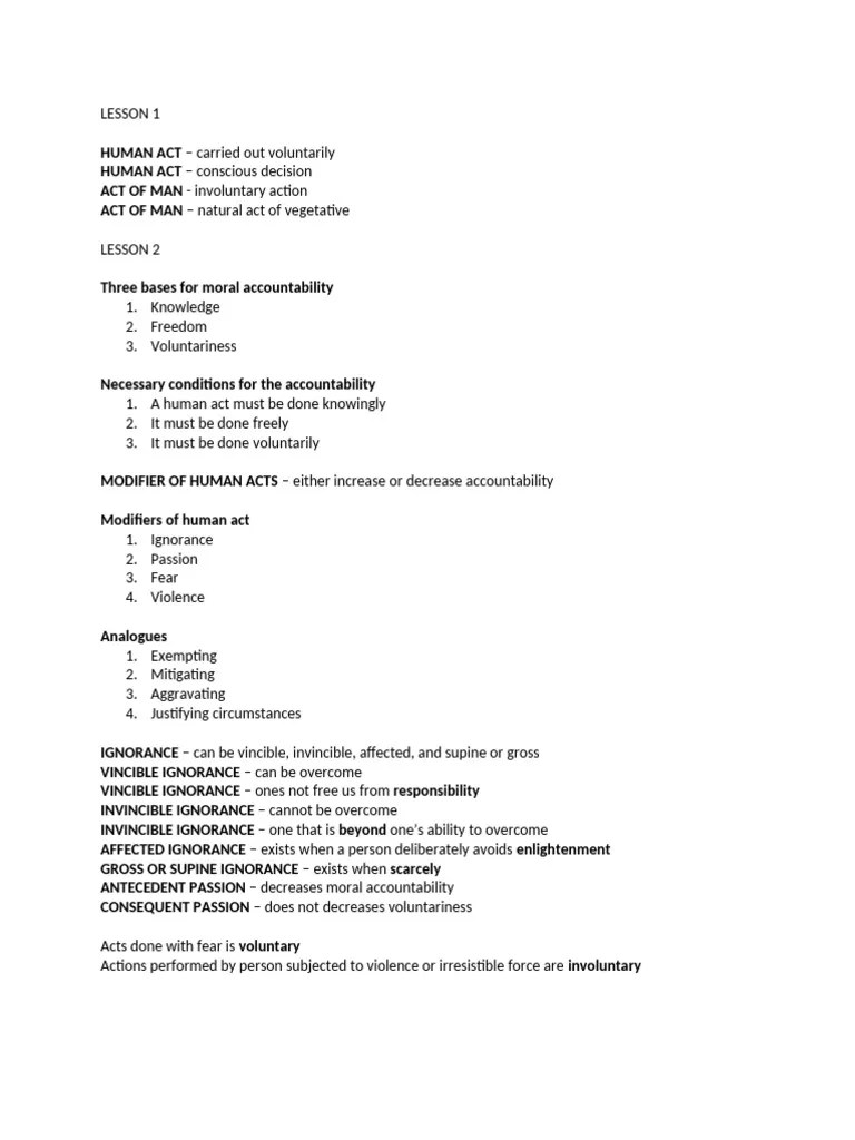 Quiz Ethics Part 1 Pdf Reason