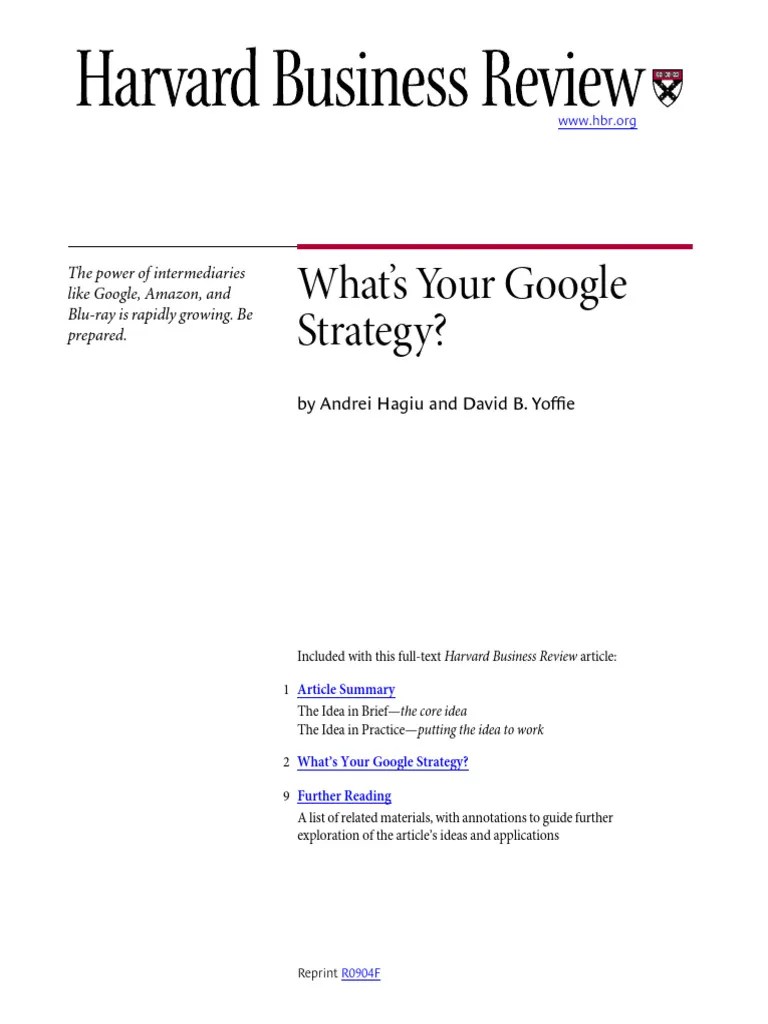 Whats Your Google Strategy Pdf Nokia Application Software