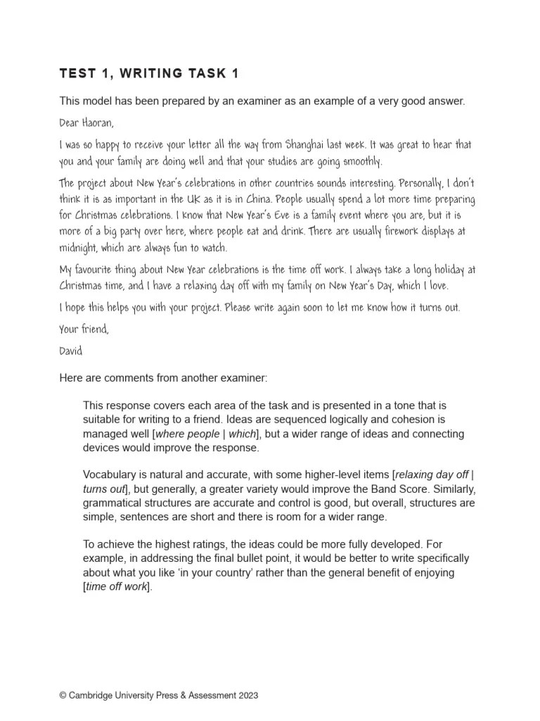 Ielts 18 Test 1 Writing Task 1 Sample Pdf