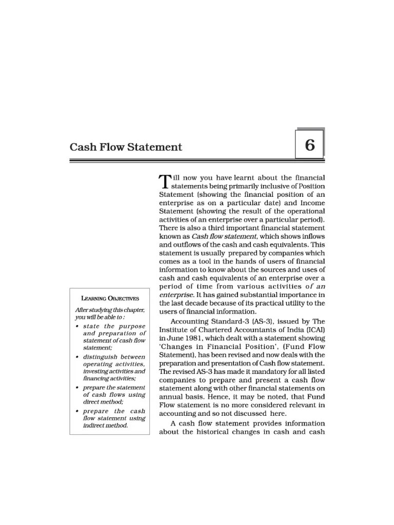 Cash Flow Practice Pdf