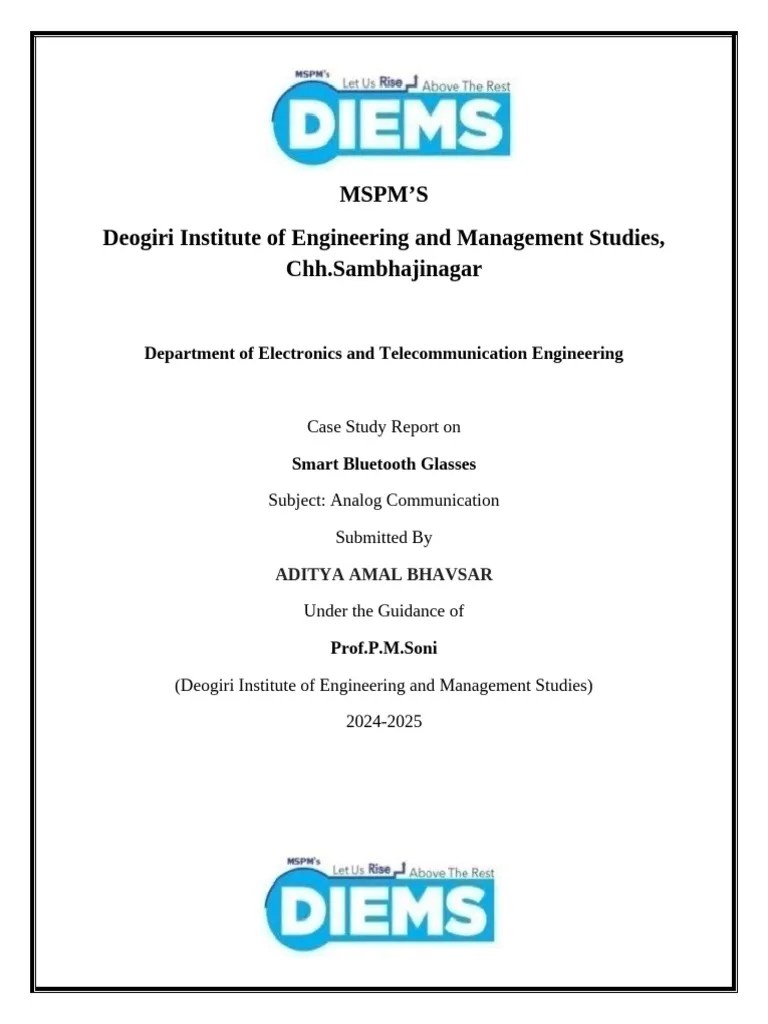 Smart Glasses | PDF | Augmented Reality | Bluetooth