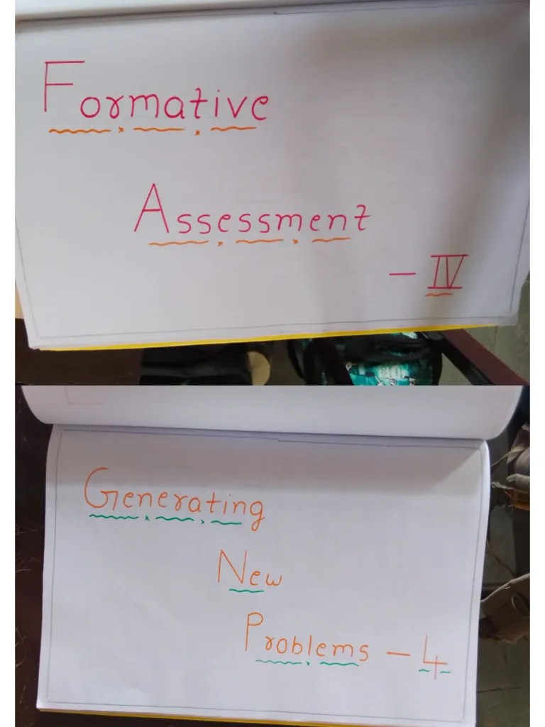 Maths Formative Assessment 4 Pdf