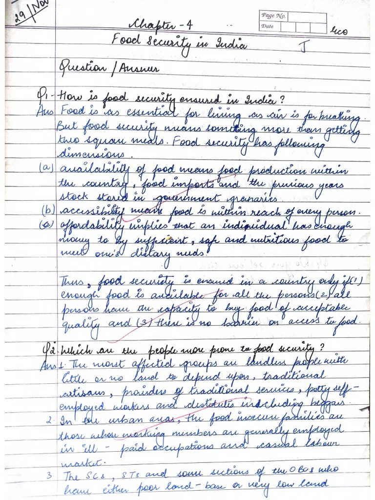 9 Food Security In India | PDF