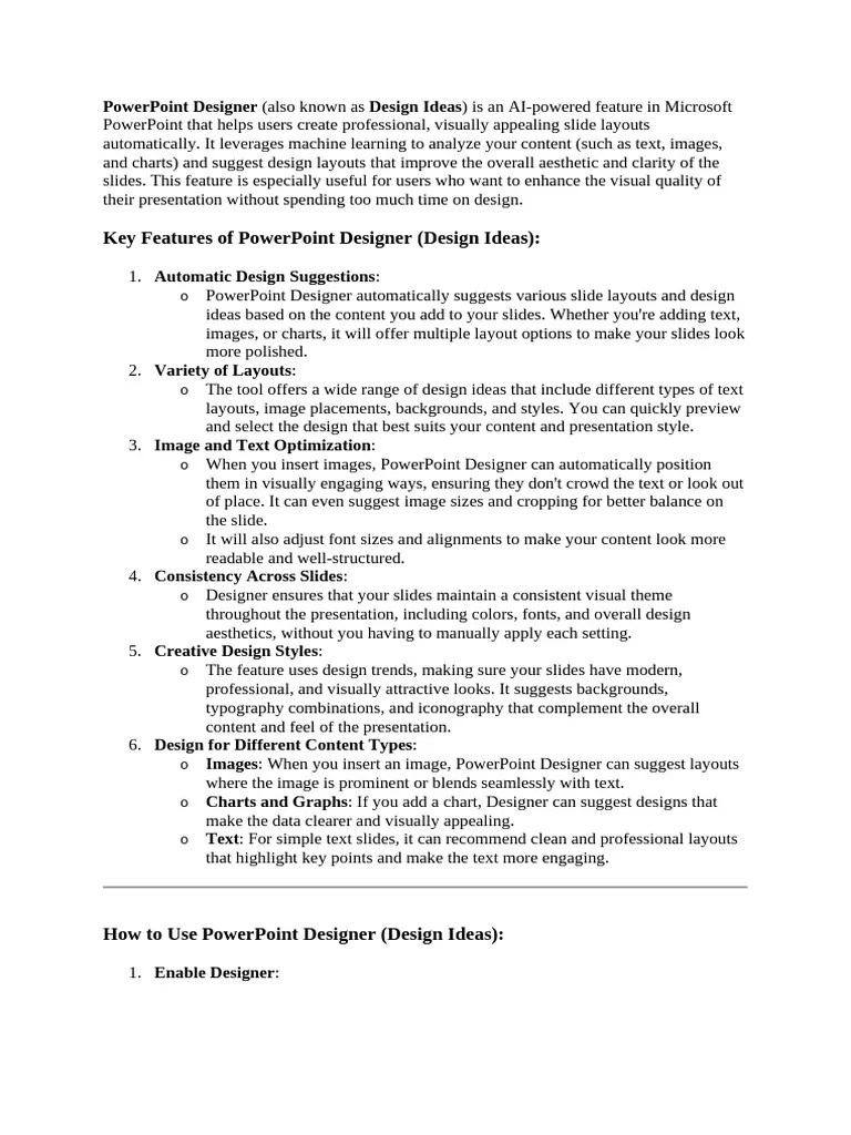 Powerpoint Designer Pdf Page Layout Microsoft Power Point