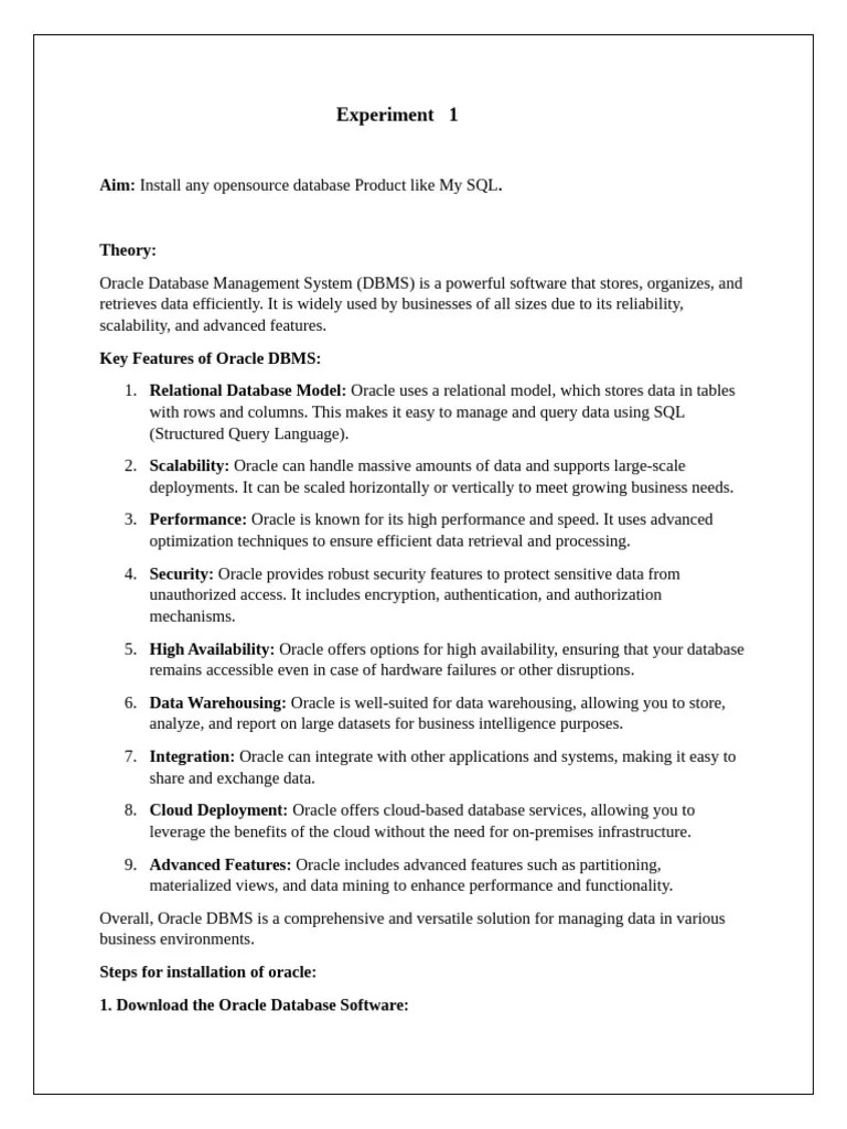 Dbms1 Pdf Databases Sql