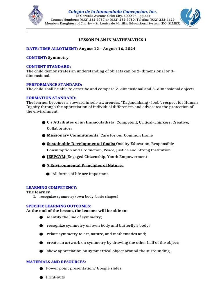 Lrp Lp Math 1 Pdf Symmetry Learning