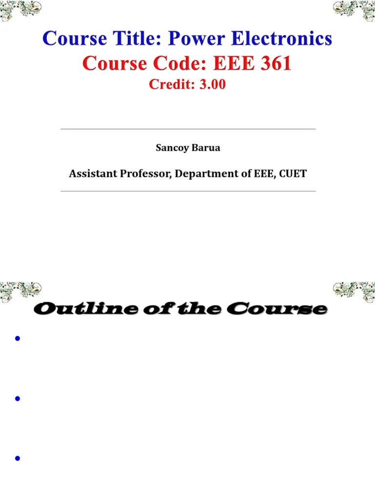 Introductionto Power Electronics Pdf Power Inverter Power Electronics
