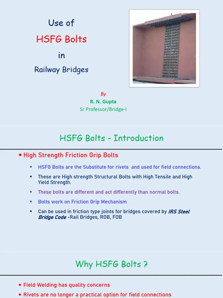 Rng Hsfg Bolts Pdf Screw Rivet