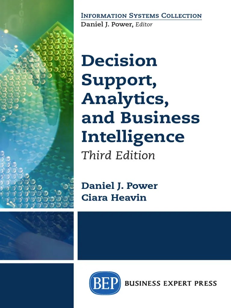 Decision Support Analytics And Business Intelligence Pdf Decision