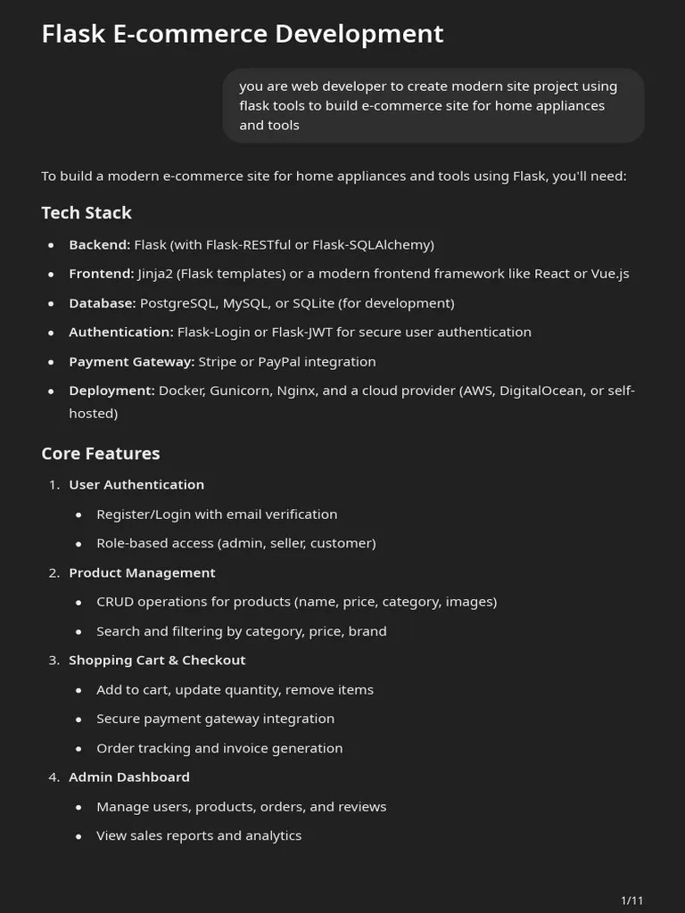 Flask E Commerce Development Pdf Databases Superuser