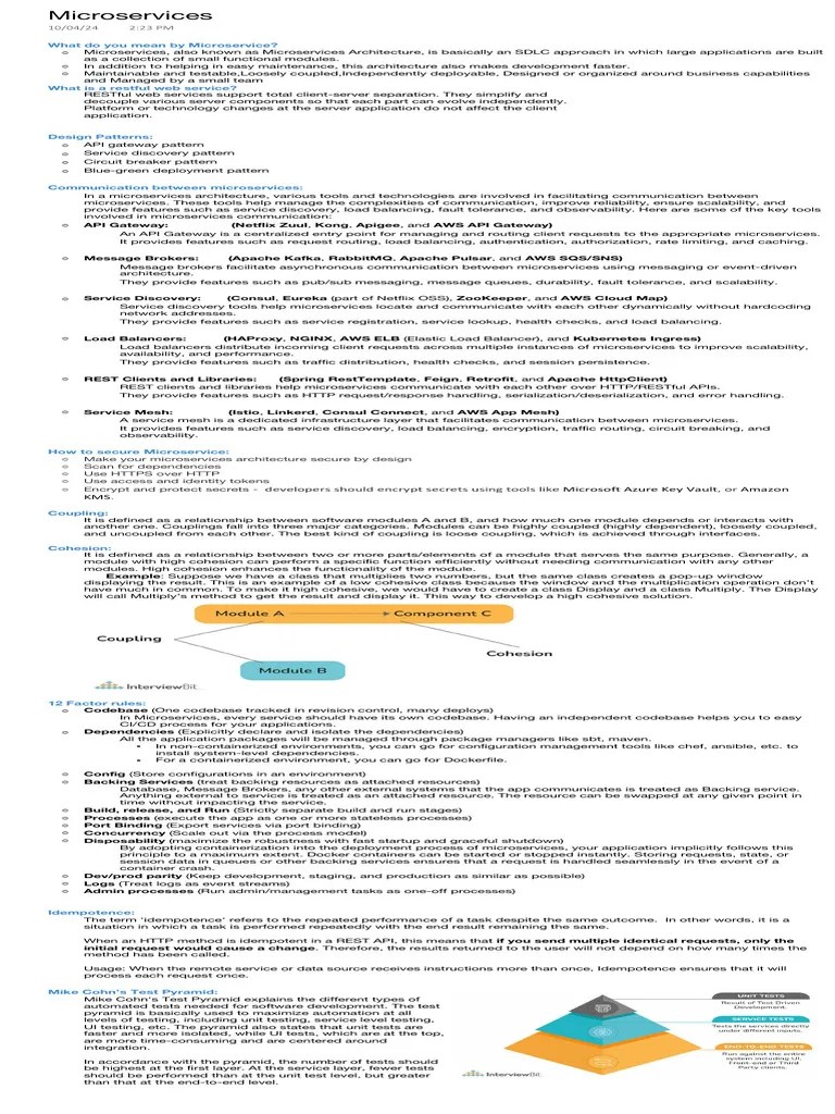 Micro Services Pdf Load Balancing Computing Distributed
