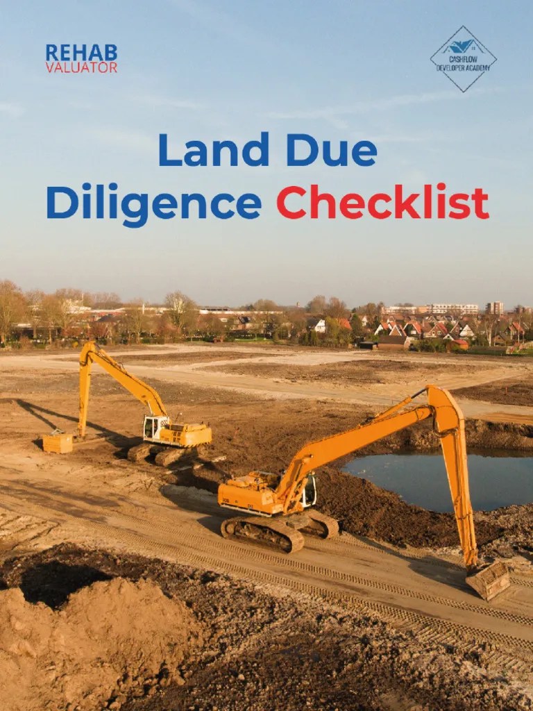 Land Due Diligence Checklist Illustrated Pdf