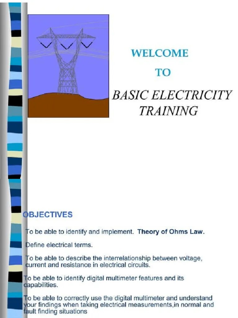 Basic Electricity Training Pdf