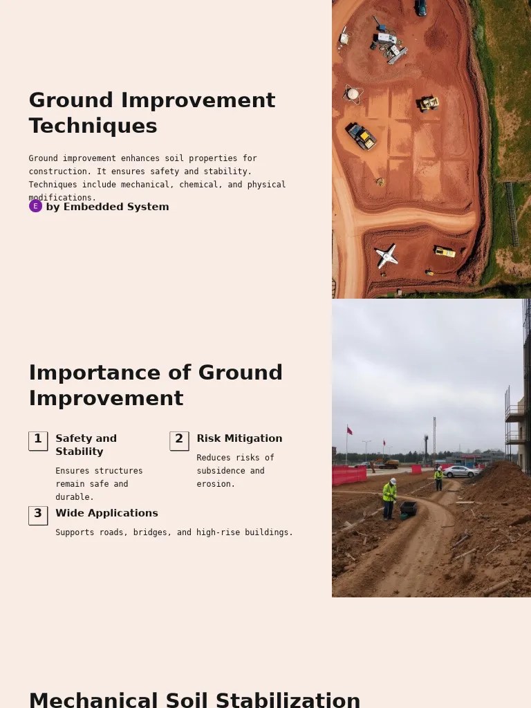 Ground Improvement Techniques Pdf