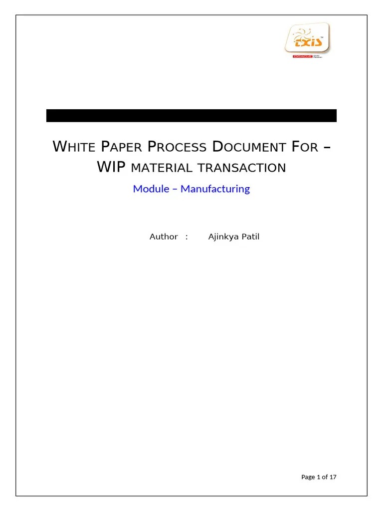 Wip Job Creation Pdf