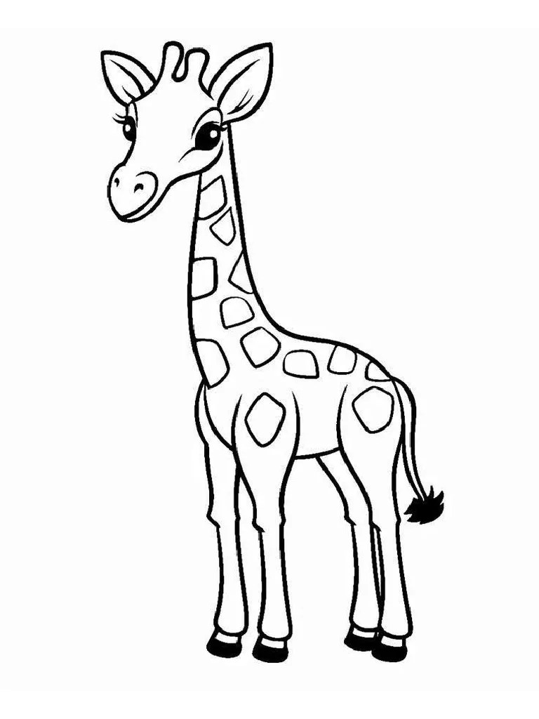 30 Giraffe Coloring Pages Free Printable Sheets Pdf