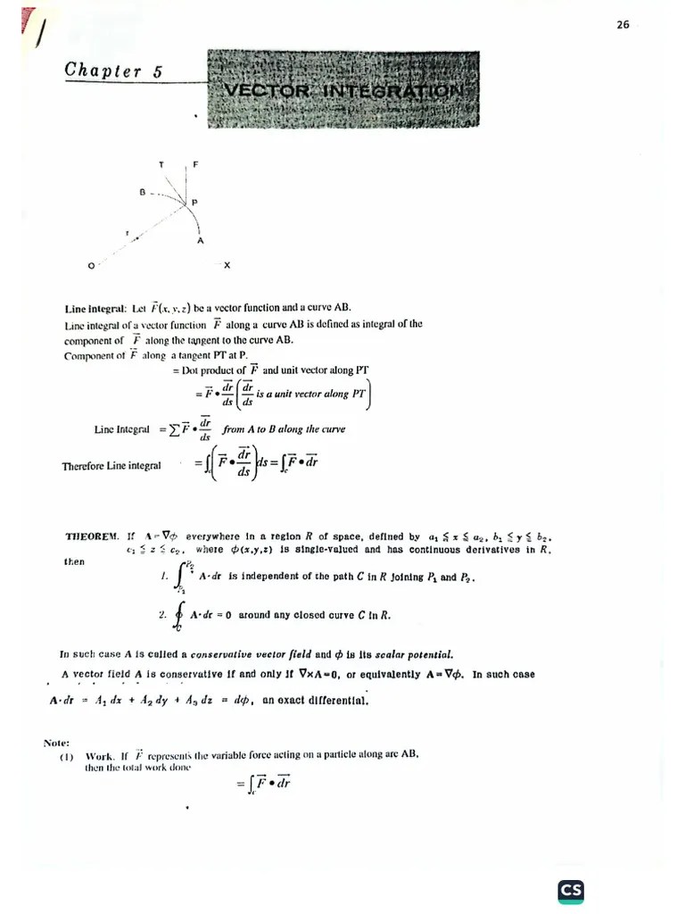 Vector Integration Pdf