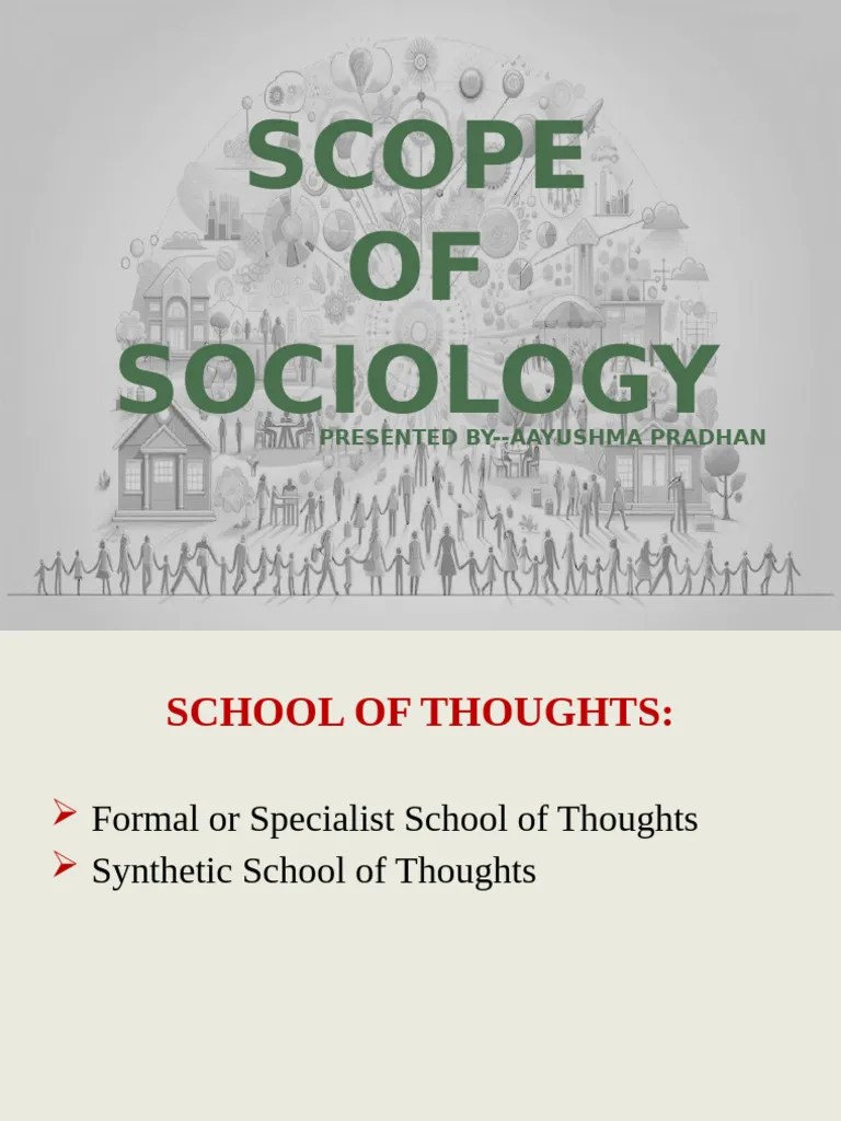 Scope Of Sociology Pdf Sociology Liberal Arts Education
