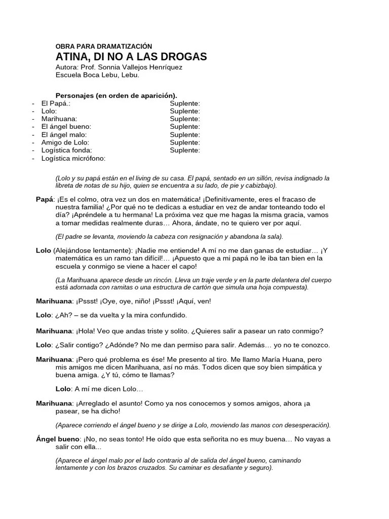 Obra De Teatro Pdf
