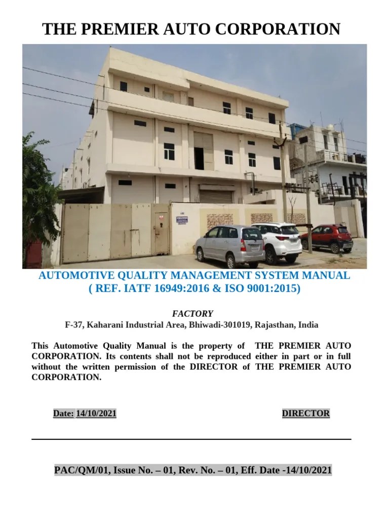 0 Iatf Manual 25 05 2022 Pdf Design For Six Sigma Quality Management