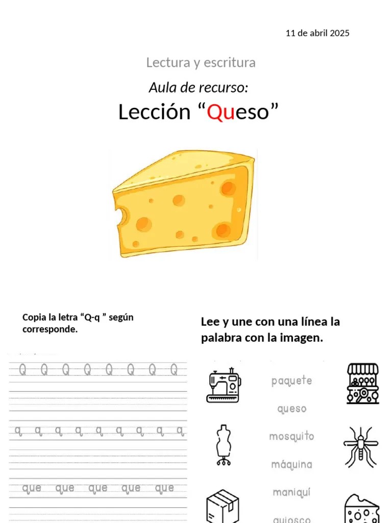 Lección Queso 1 Pdf