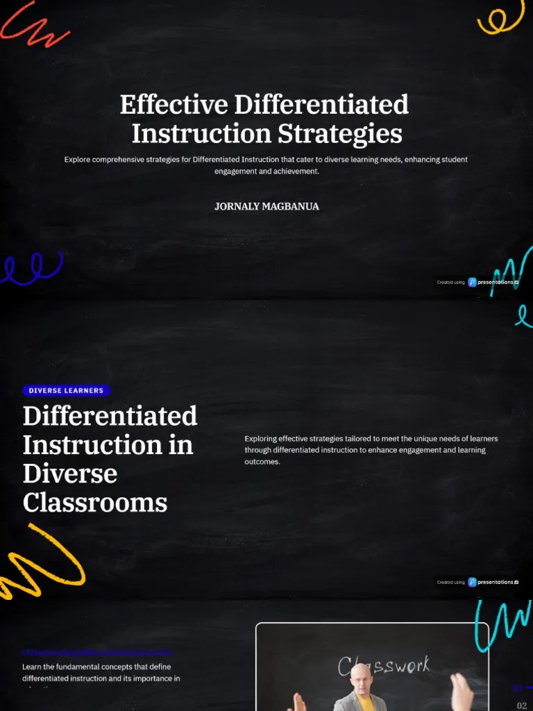 Differentiated Instruction Strategies Pdf