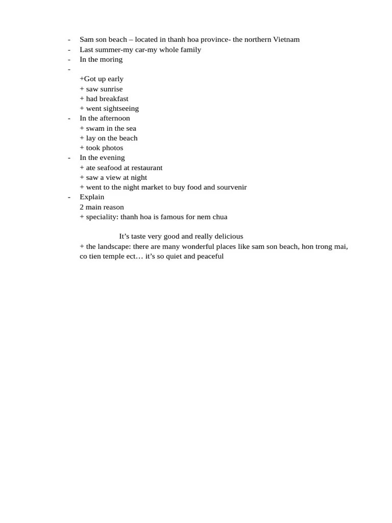 Sam Son Beach Pdf