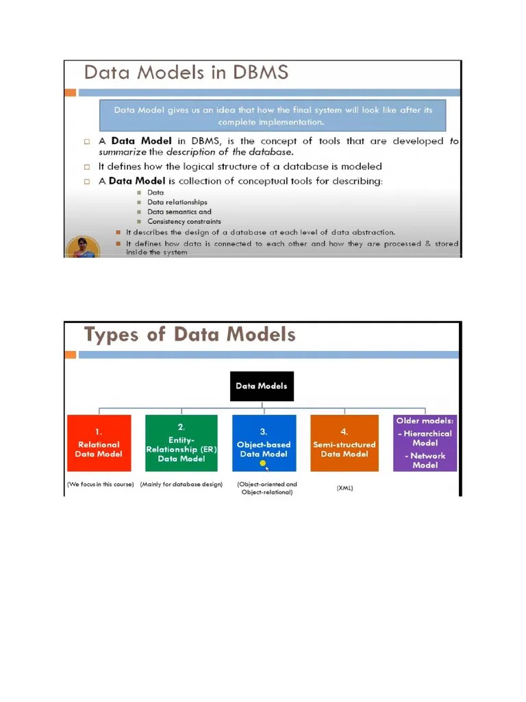 Dbms Data Model Pdf