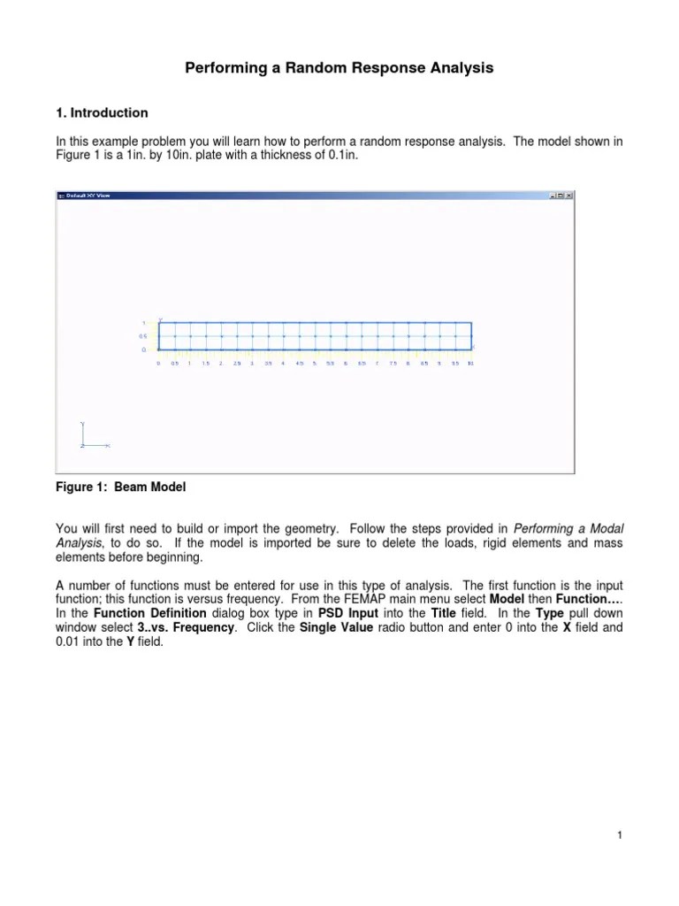 Random Response Analysis Guide Pdf Dialog Box Function Mathematics