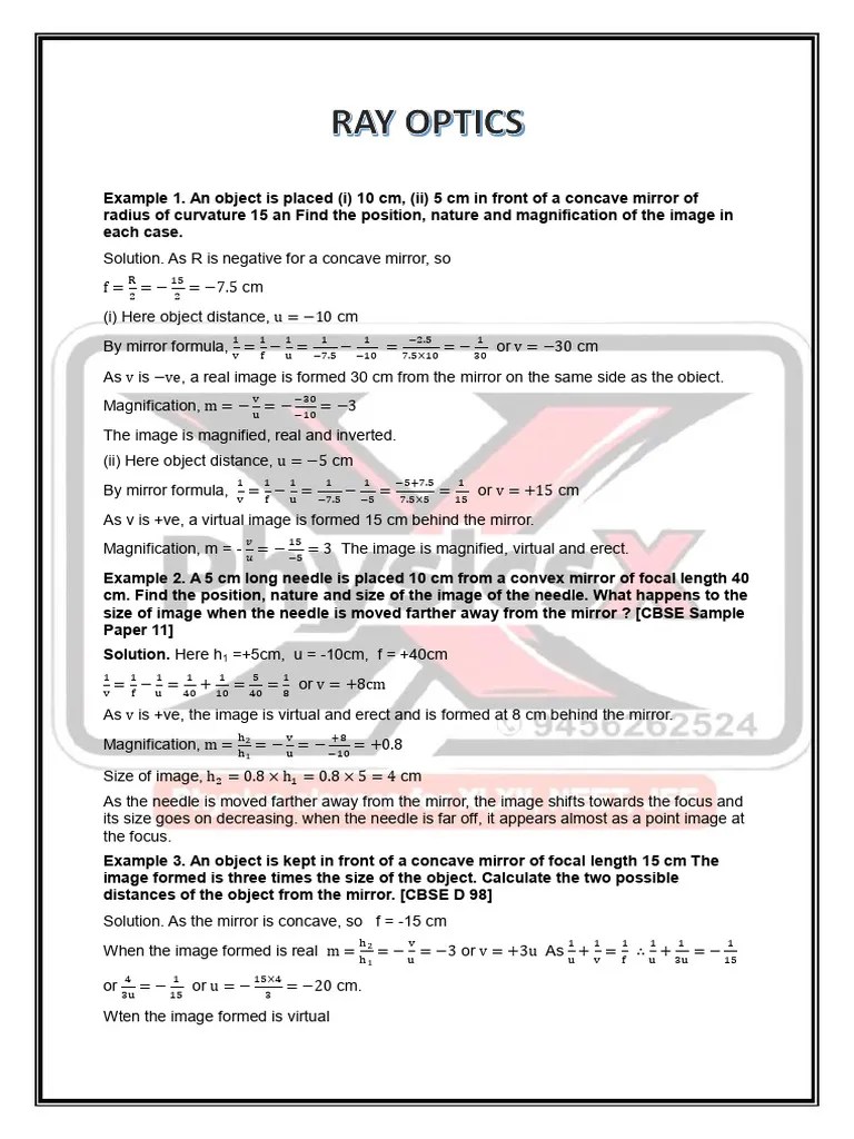 Optics Pdf Electrodynamics Light