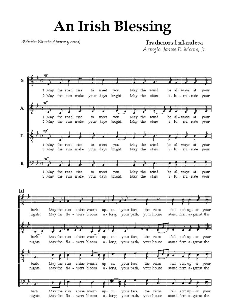 (Tradic) An Irish Blessing (Moore) PDF | PDF