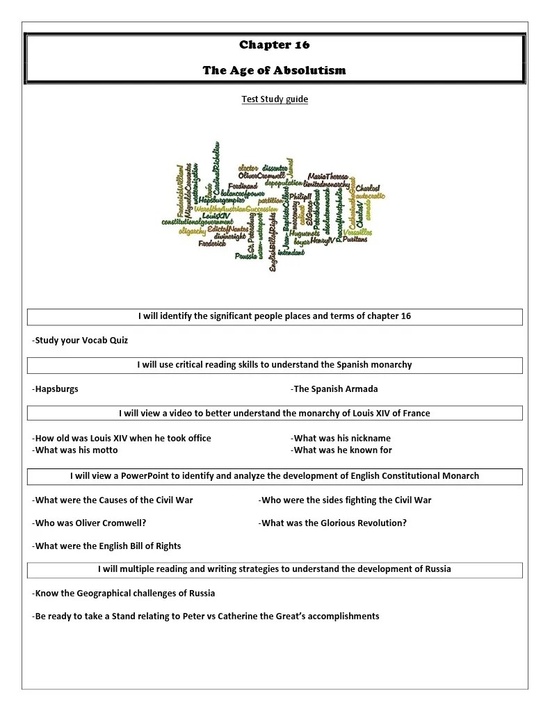 Chapter 16 Test Review Pdf