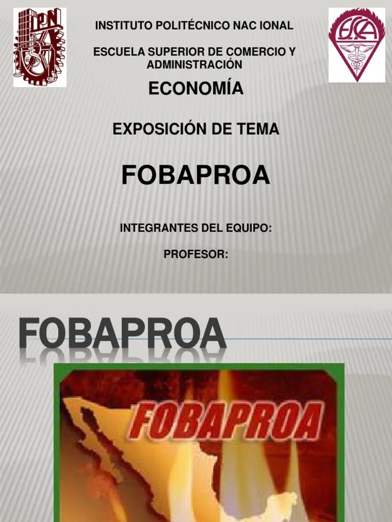 Fobaproa Orígenes Y Crisis 1995 Pdf Economias Gobierno