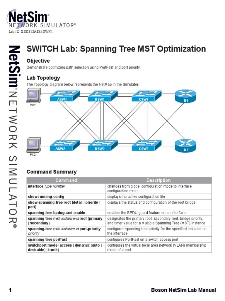 Mst 2 Pdf Network Switch Internet Standards