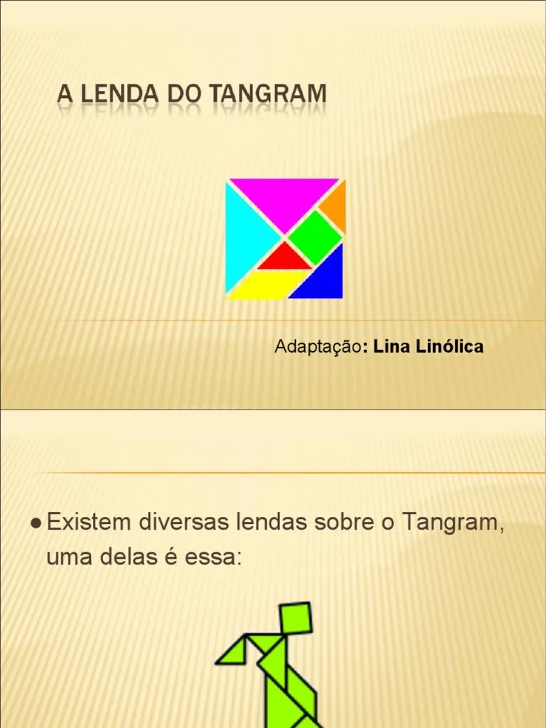 Lenda Do Tangram Origem E História Pdf Arte