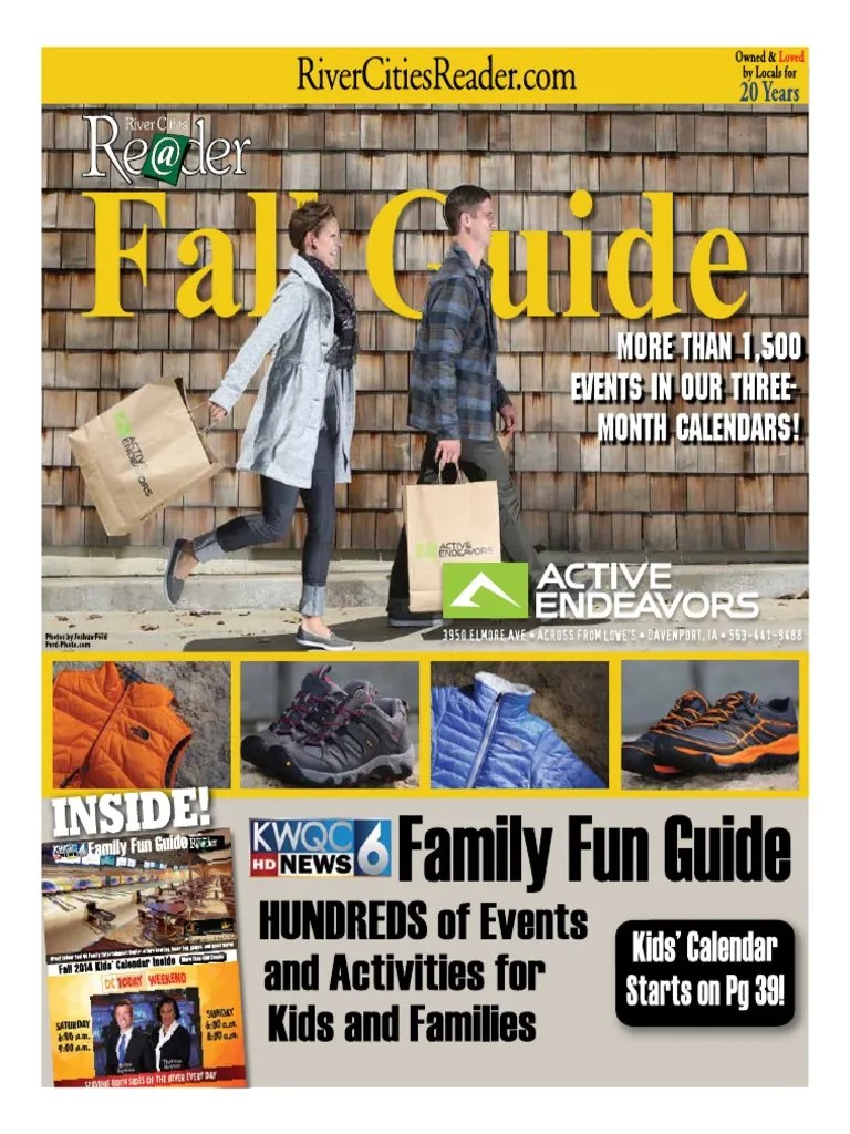 River Cities Reader Fall Guide And Kwqc Family Fun Guide Pdf Iowa