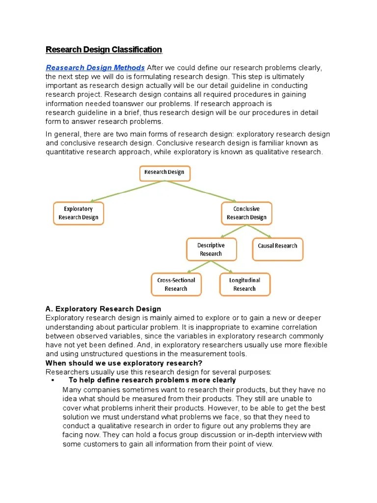 Research Design Classification | PDF | Research Design | Hypothesis