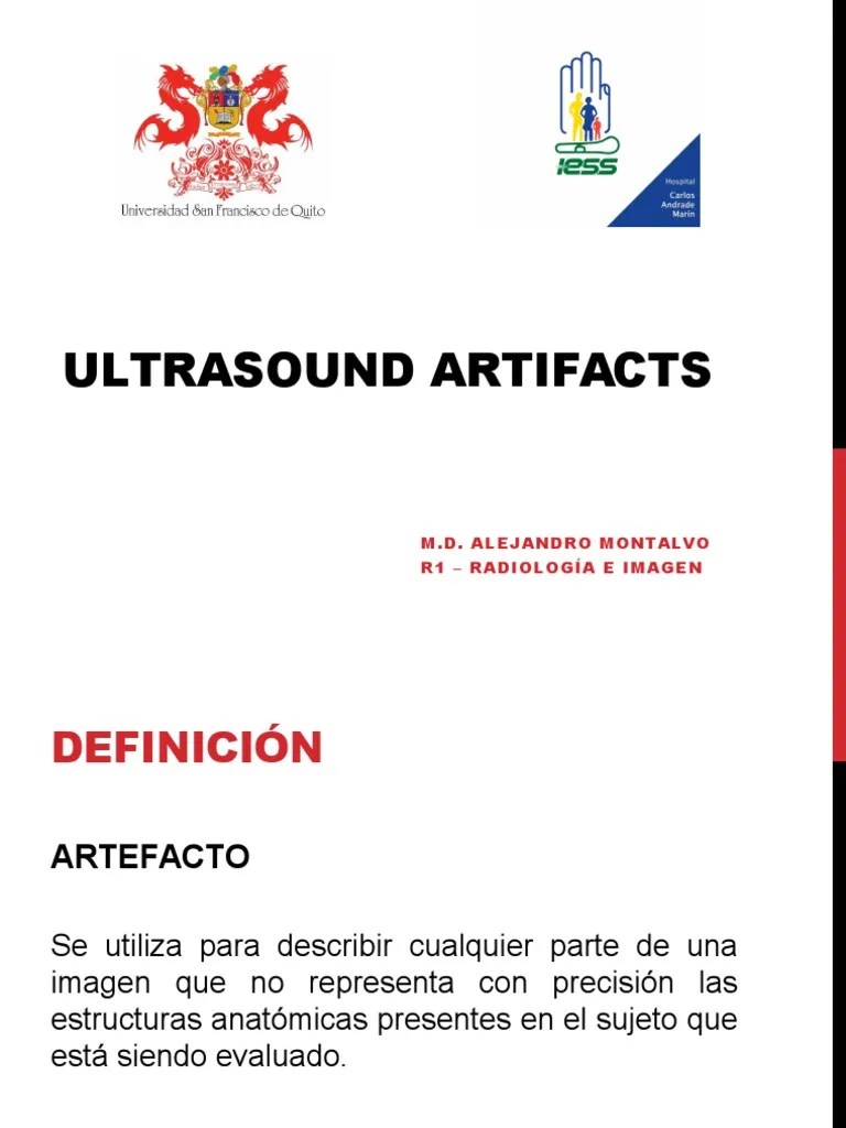 Understanding Ultrasound Artifacts Pdf Reflection Physics