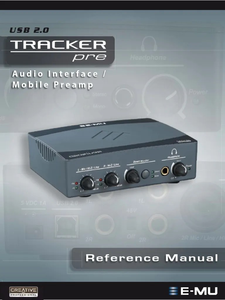 Tracker Manual Pdf Microsoft Windows Device Driver
