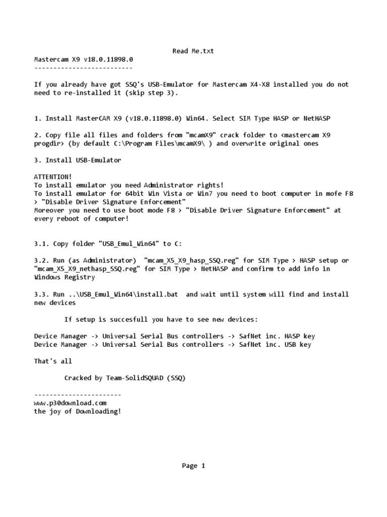 Mastercam X9 Crack Installation Guide Pdf Computers