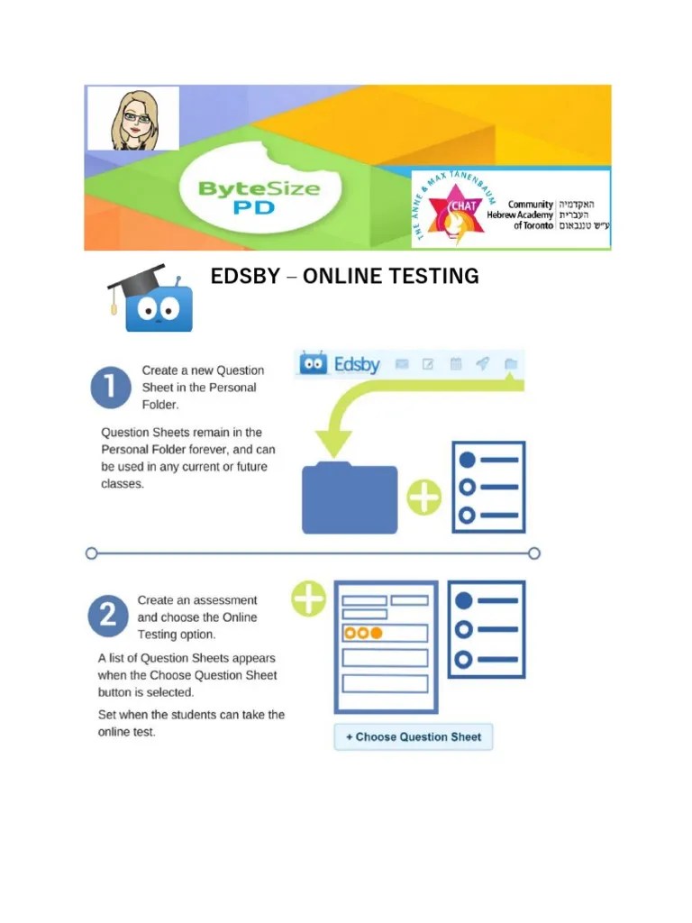 Edsby Online Testing Final Pdf Multiple Choice Question
