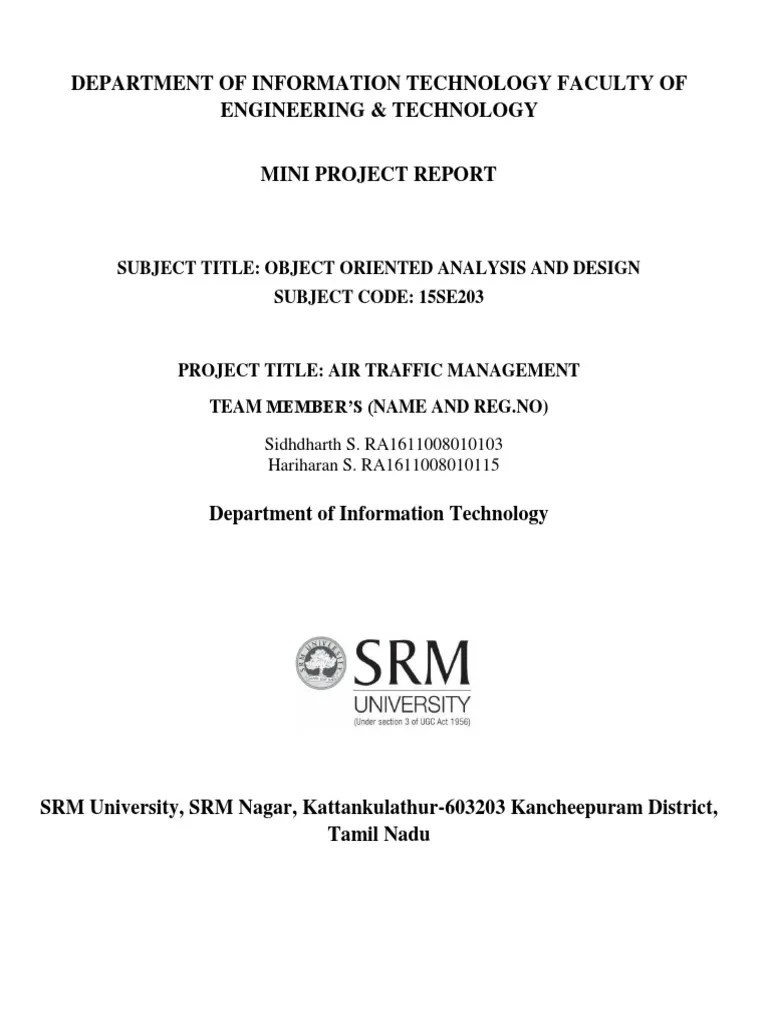 Ooad Project Download Free Pdf Unified Modeling Language Use Case