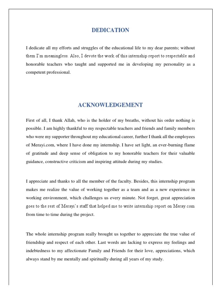 Dedication Pdf Career Growth