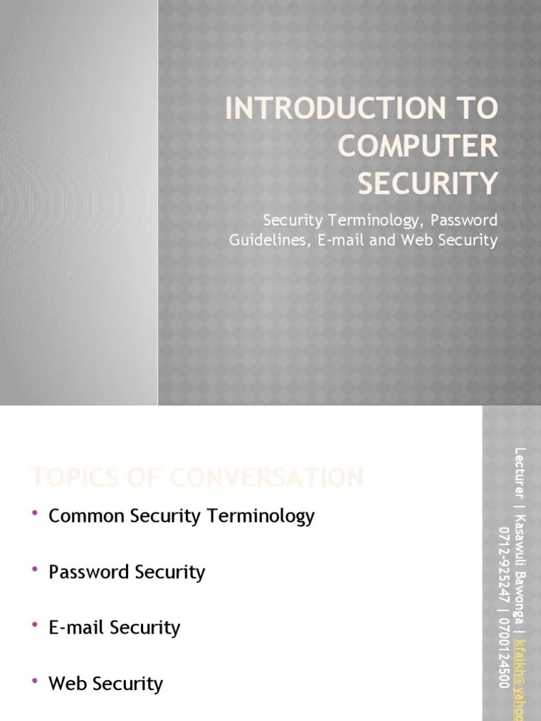 Introduction To Computer Security Pdf Transport Layer Security